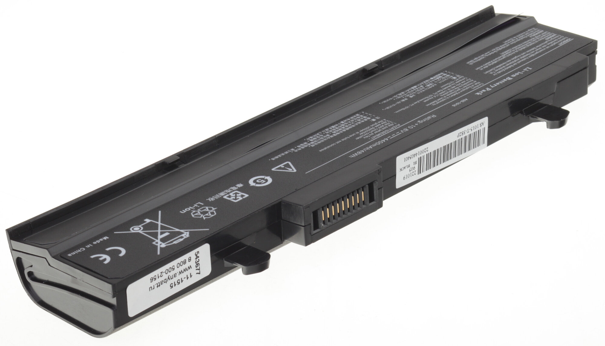 Аккумуляторная батарея AnyBatt 4400 mAh для ноутбука Asus A31-1015, A32-1015