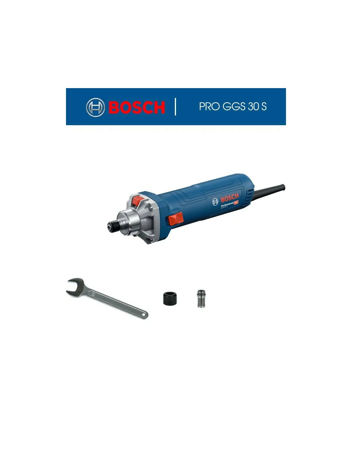 Прямая шлифмашина Bosch GGS 30 S Professional, 750 Вт, 6 мм, арт. 06012B5120
