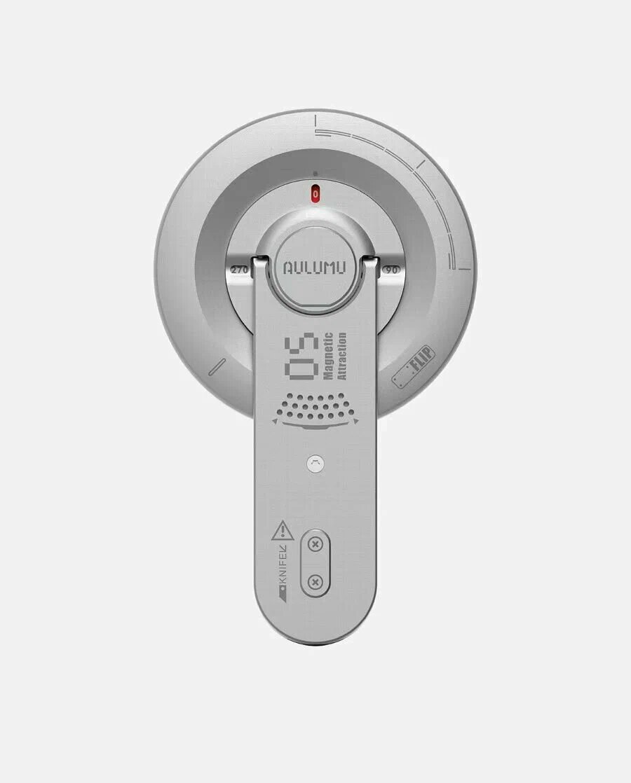 AULUMU G05 Air Высокопроизводительная 5-в-1 магнитная подставка MagSafe для телефона, серебряный