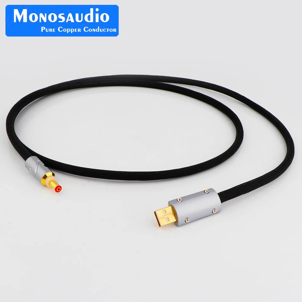 Monosaudio Удлинительный кабель USB к DC2.1 DC2.5 DC2.5 to USB, 0.5m