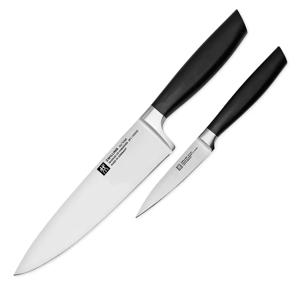 Набор ножей Zwilling All*Star 2 ножа, шеф, для чистки овощей. Производство Германия