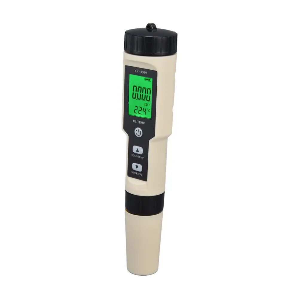 Ручной тестер воды на водород -400H, диапазон 0-2400 ppm, IP67, ЖК-дисплей