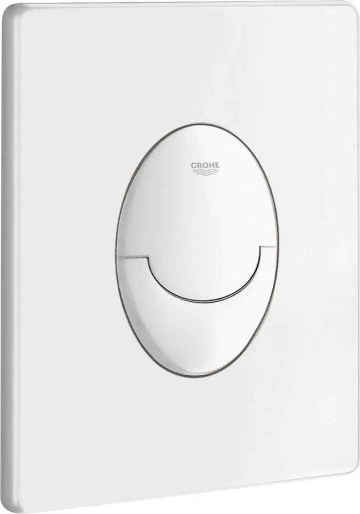 Кнопка смыва для инсталляции Grohe Skate Air 38505SH0 пневматическая, белая, глянцевая, двойной смыв