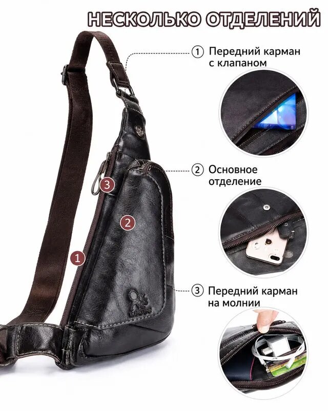 Сумка слинг — фото 1