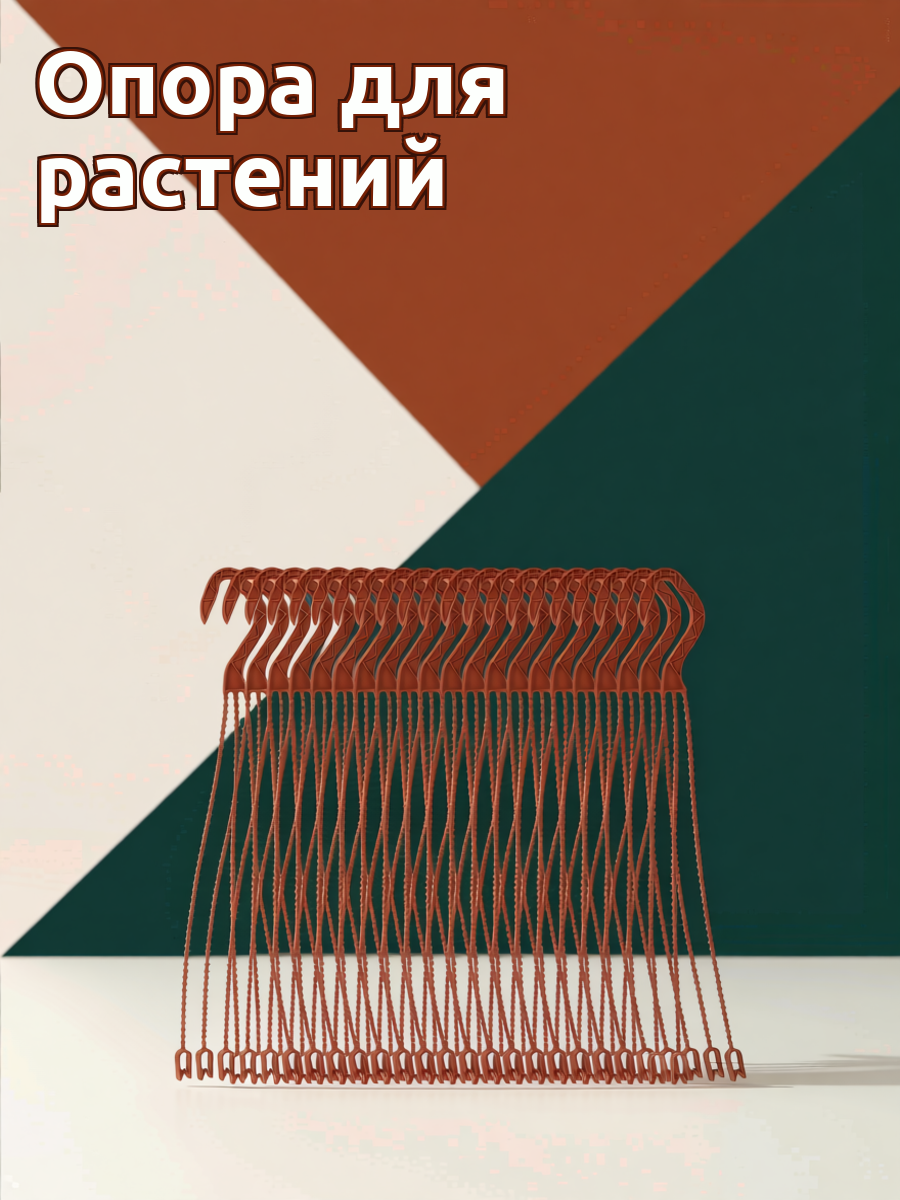 Крепление для подвешивания цветочных горшков, prakticheskie пластиковые крючки, 24 штуки