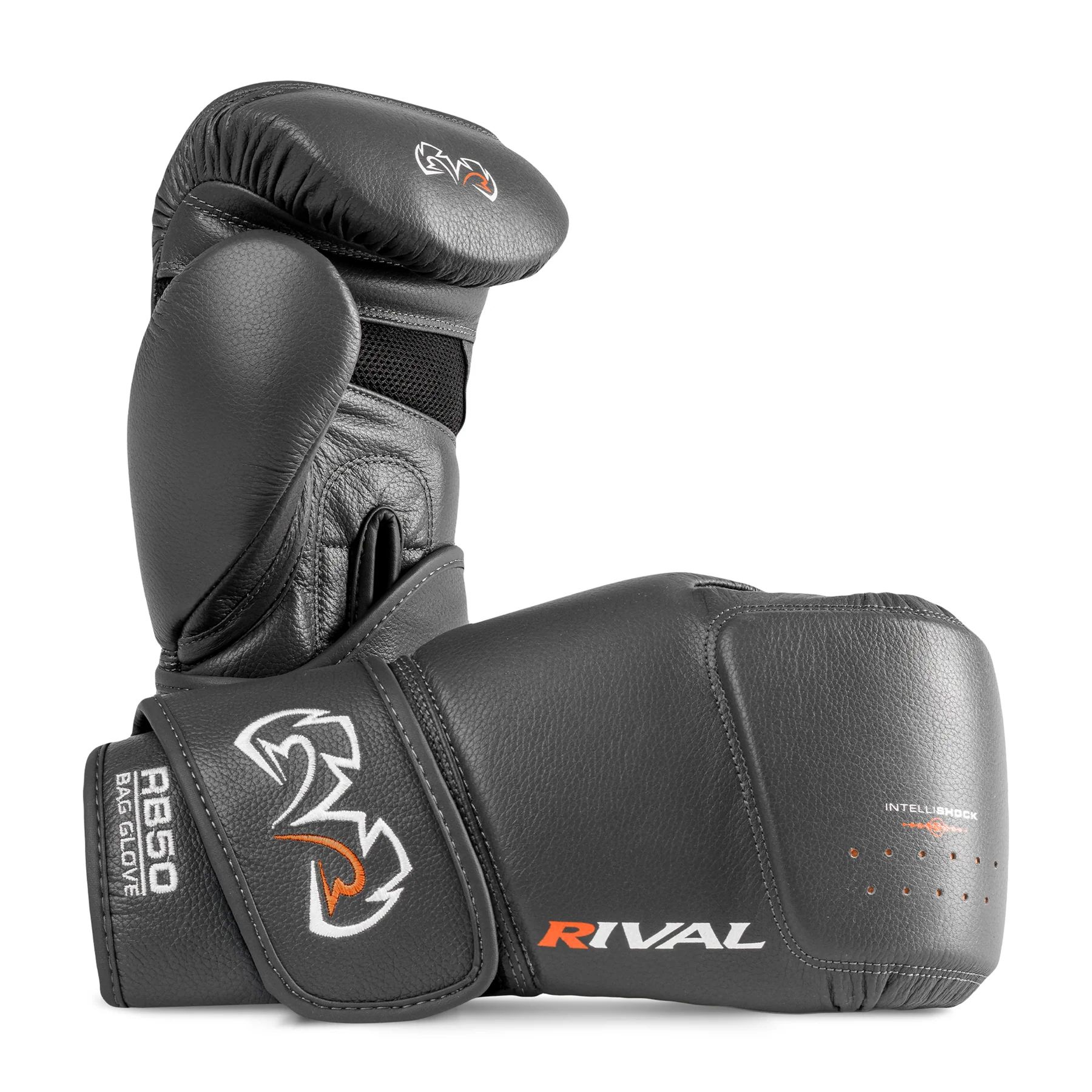 Перчатки снарядные RIVAL RB50 INTELLI-SHOCK COMPACT BAG GLOVES, размер M, серые
