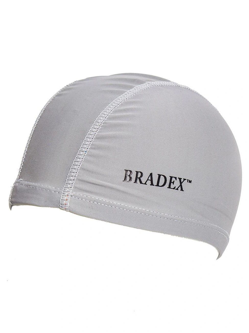 Шапочка для плавания Bradex SF 0359 полиамид, серая