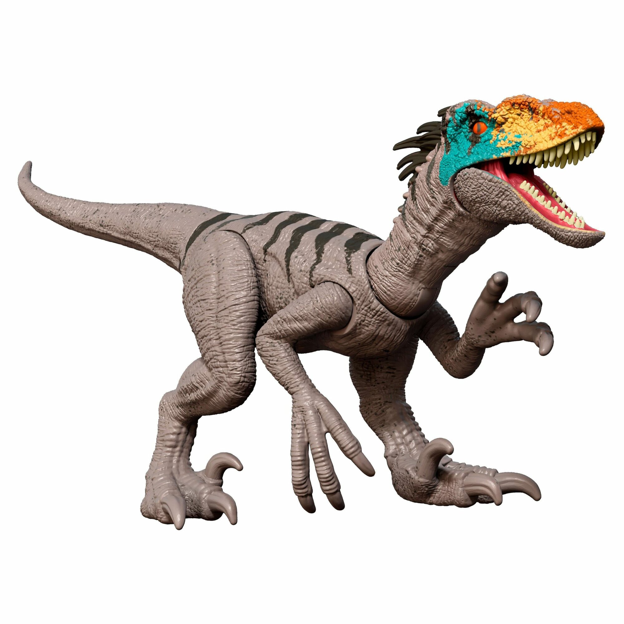 Фигурка динозавра велоцираптор Мир Юрского периода Jurassic World VELOCIRAPTOR Survival Frenzy Pack JKL60 Mattel