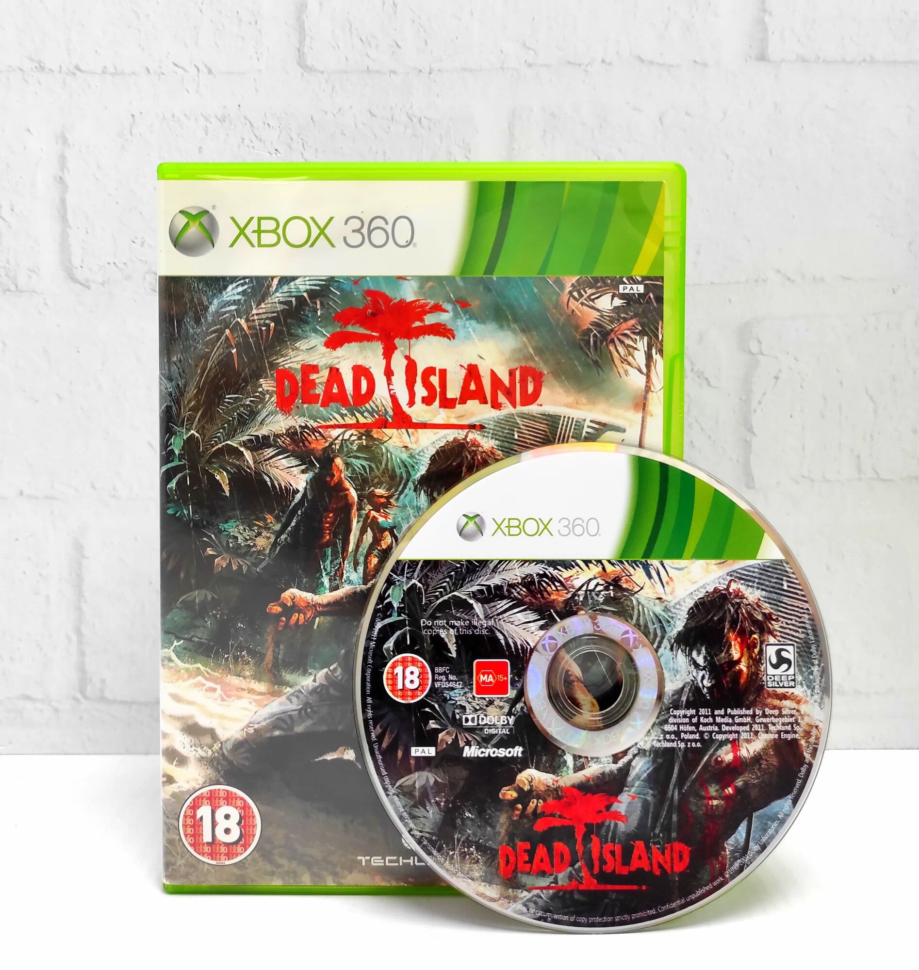 Dead Island Английский язык Видеоигра на диске Xbox 360. Товар уцененный