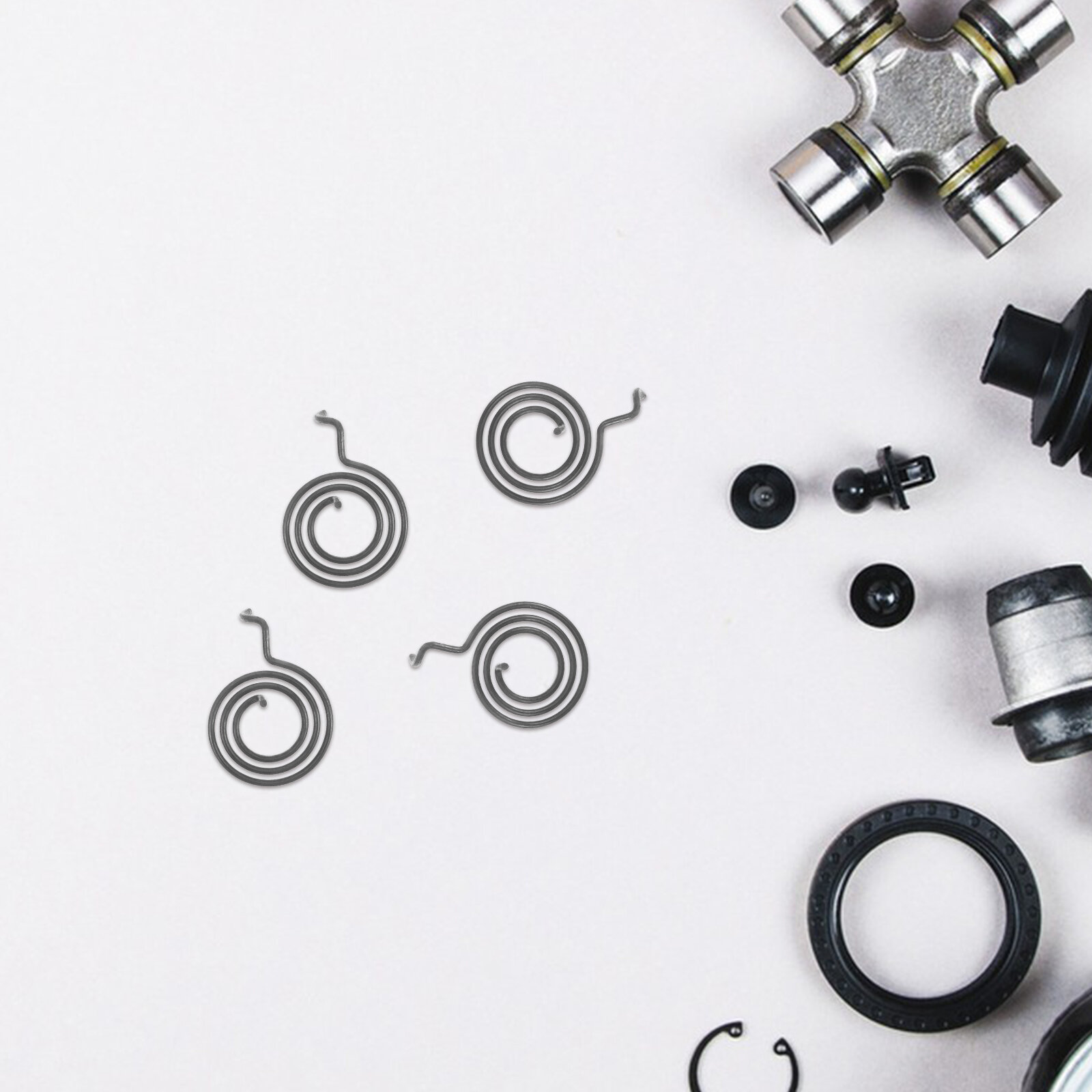 Прочный Металлический Возвратный Пружинный механизм Для Дверной Ручки 4 Штуки Размер 4 50X3 30X1 00Cm