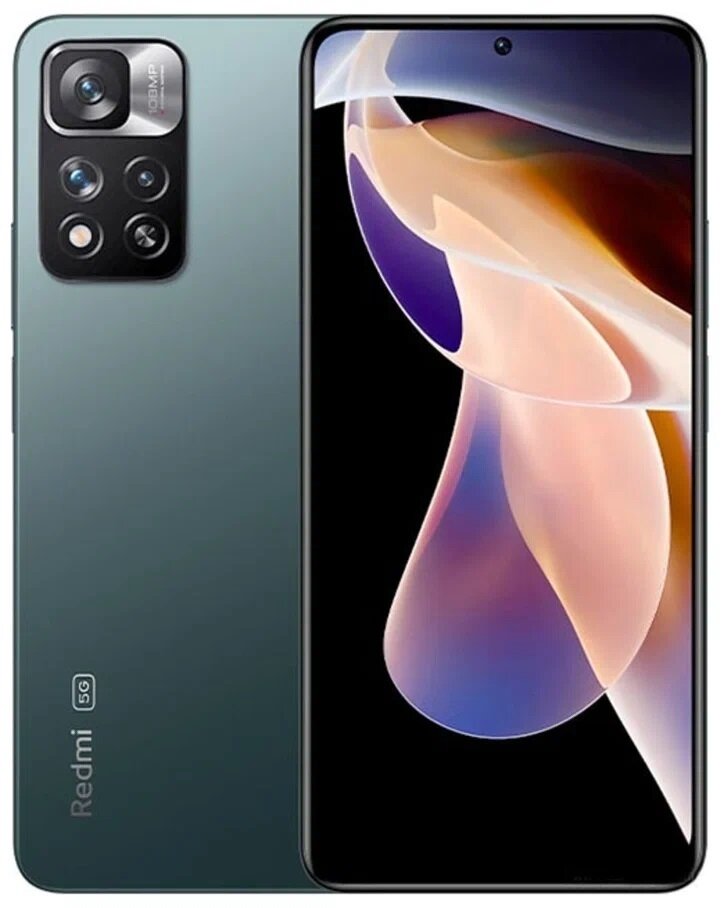 Смартфон Xiaomi Redmi Note 11 Pro+ 5G MediaTek Dimensity 920 8/256 ГБ Global, зеленый