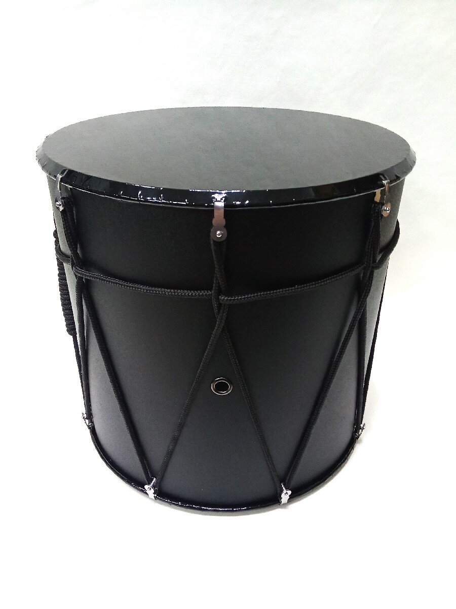 MZ-B12bKB Барабан кавказский 12", черный, черные мембраны, с чехлом, MEZZO