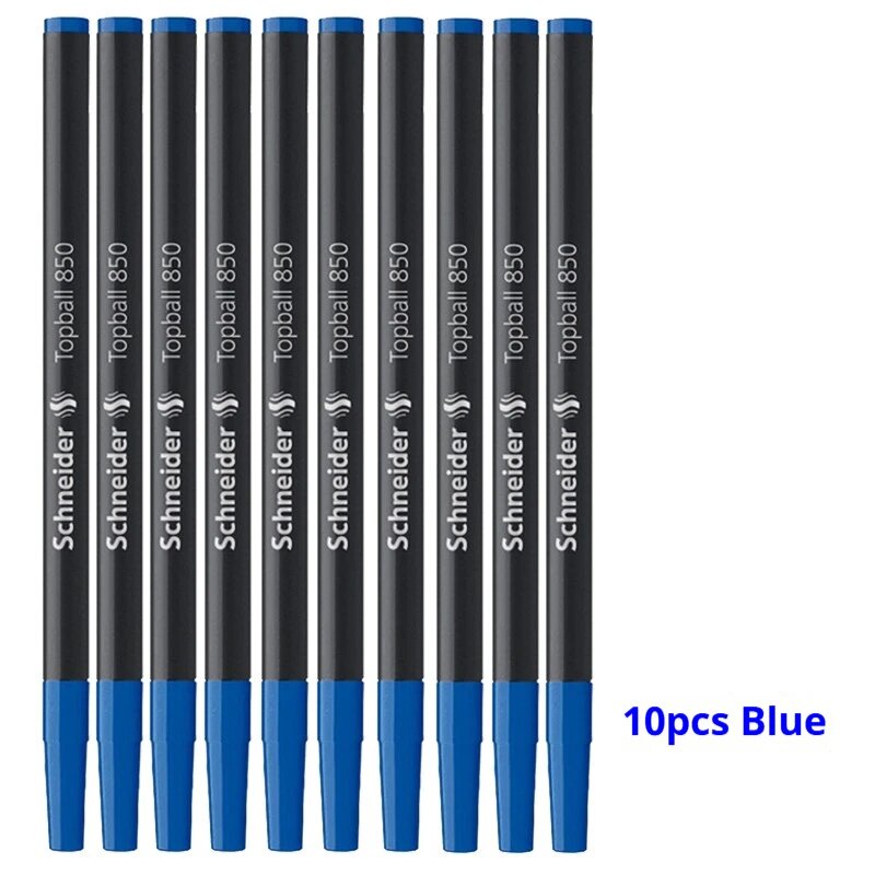 Schneider Topball 850 Заправка для ручки Синий, 10pcs Blue Refills