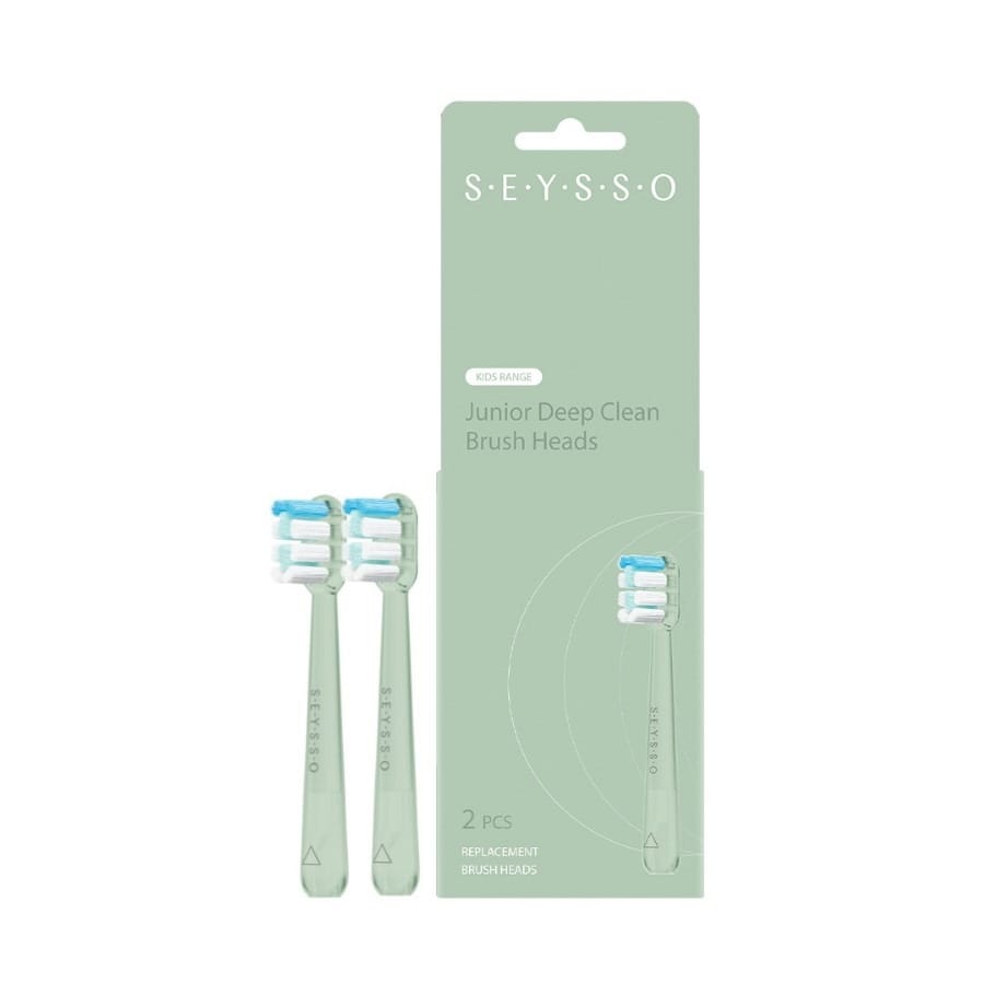 Насадки для зубной щетки SEYSSO Kids Junior, зеленый, 2 шт