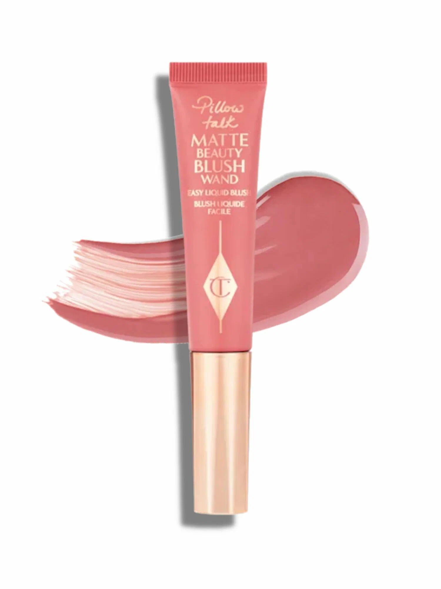 Матовые жидкие румяна для лица мини (без коробки) Charlotte Tilbury MATTE Beauty BLUSH WAND - PILLOW TALK 5ml