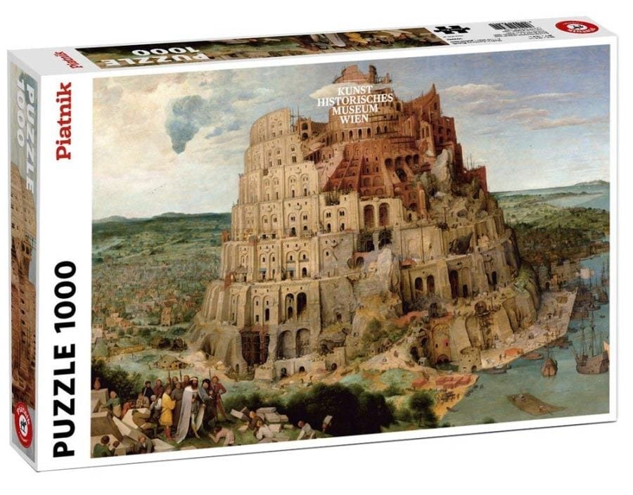Пазл Piatnik Брейгель Вавилонская башня, 1000 элементов, 67,5 x 44,1 см