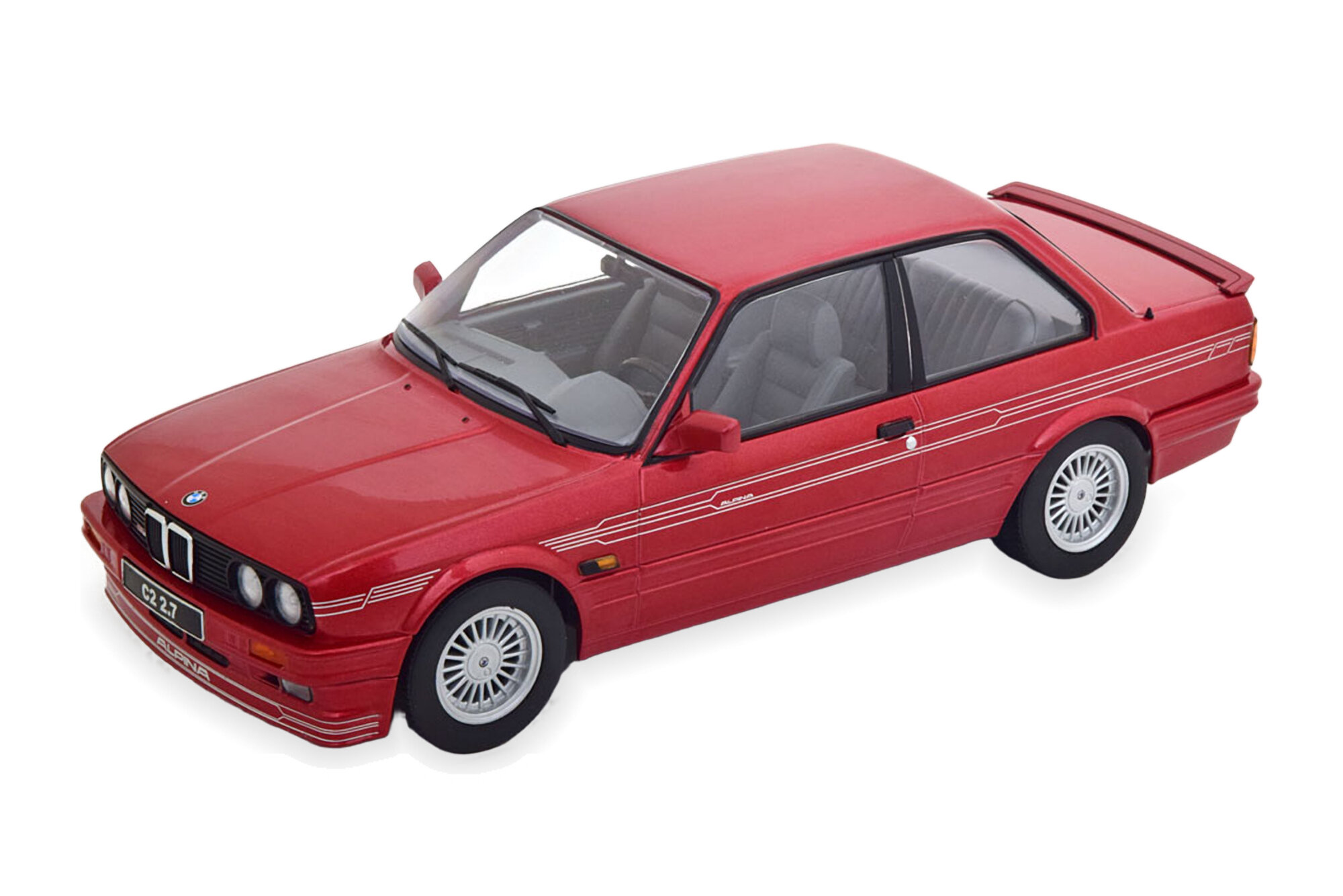 Модель коллекционная KK-SCALE Bmw alpina C2 2.7 E30 1988 redmetallic