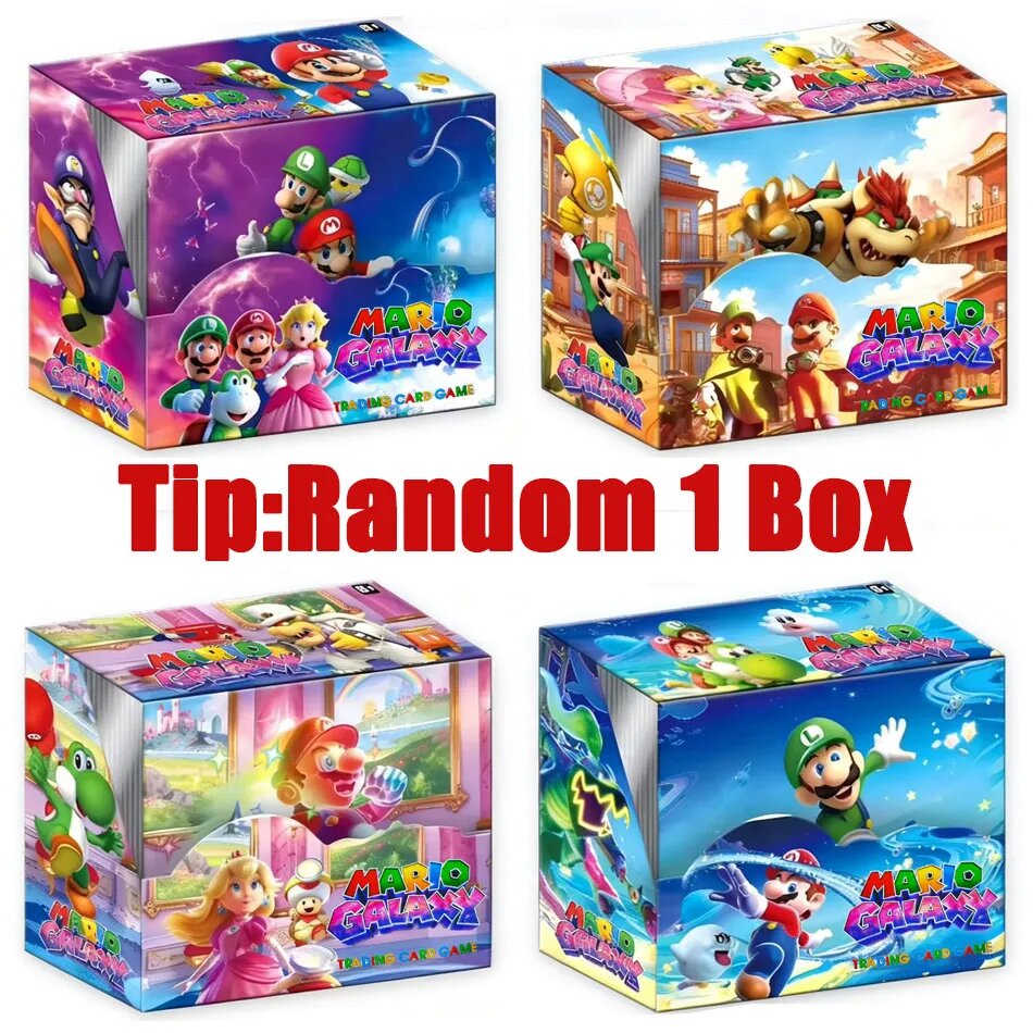 Коллекционные карты Super Mario Galaxy Bandai 288 шт random 1 box