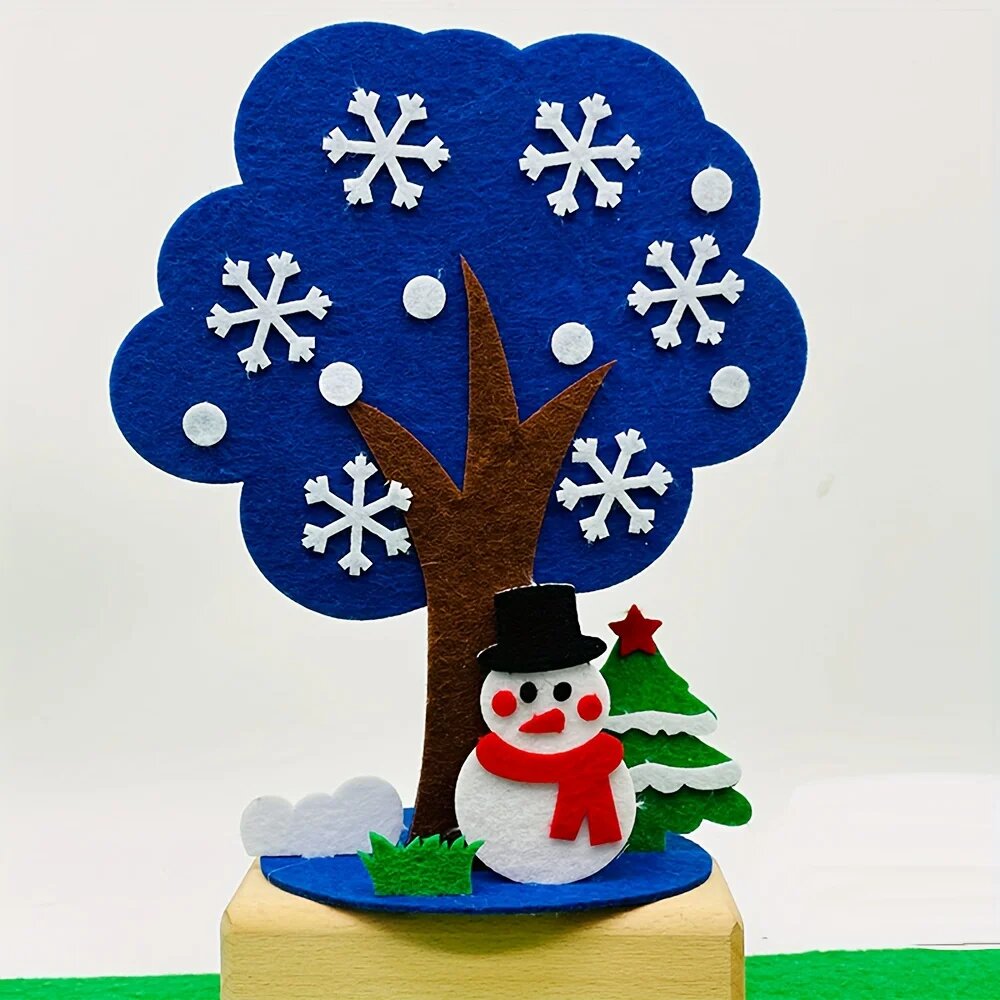 Фетровый набор для создания дерева всех времен года Winter