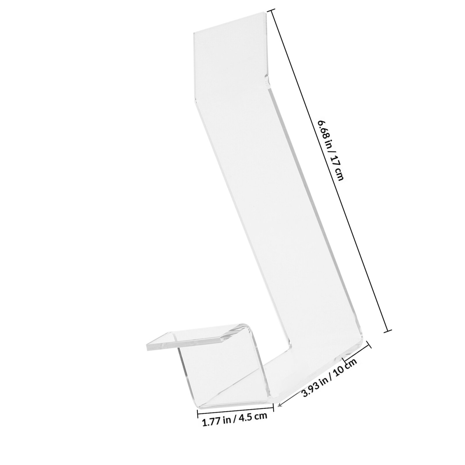 Стойка Для Обуви Из Акрила Прозрачная 6 Штук 17.00X10.00X4.50Cm