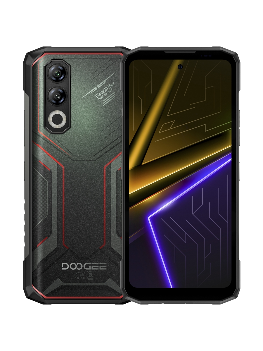Смартфон Doogee Blade 20 Max 6.6", 12/1Tb, NFC, IPS, 120Гц, 11800мАч, красный