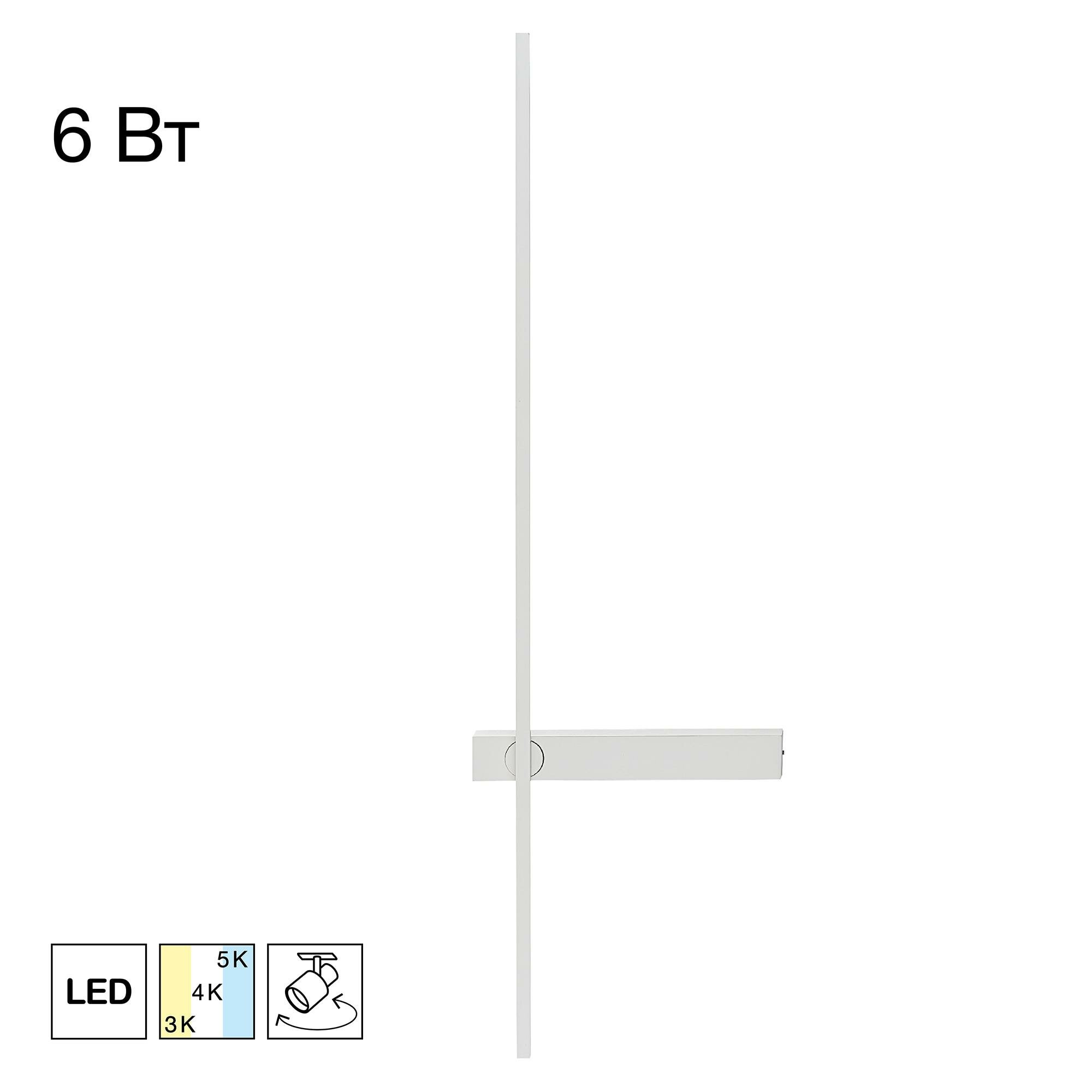 Бра Citilux Pixel CL216470, LED 6 Вт, белый, хай-тек стиль, плафон металл