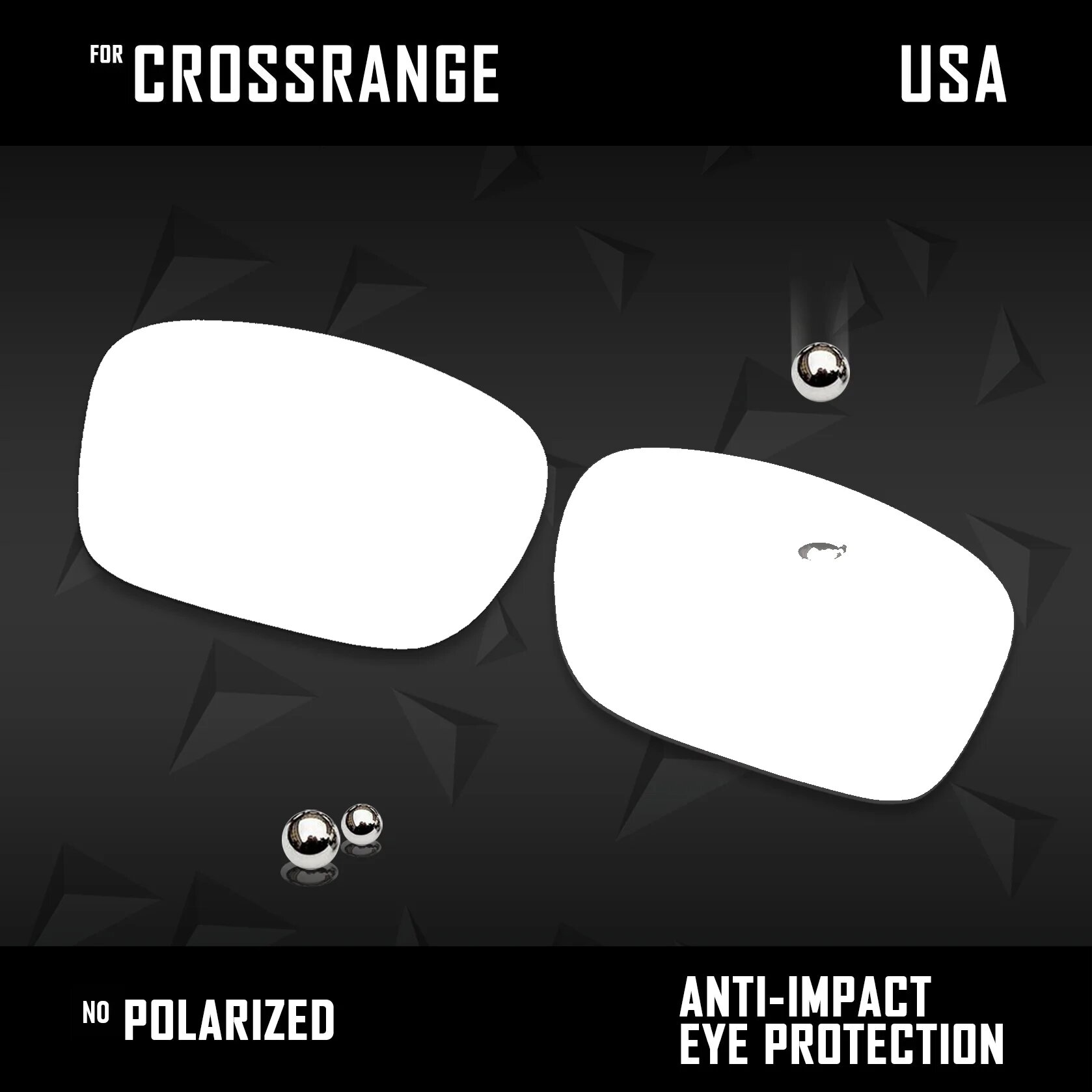 Поляризованные линзы OOWLIT для Oakley Crossrange OO9361 HD Clear