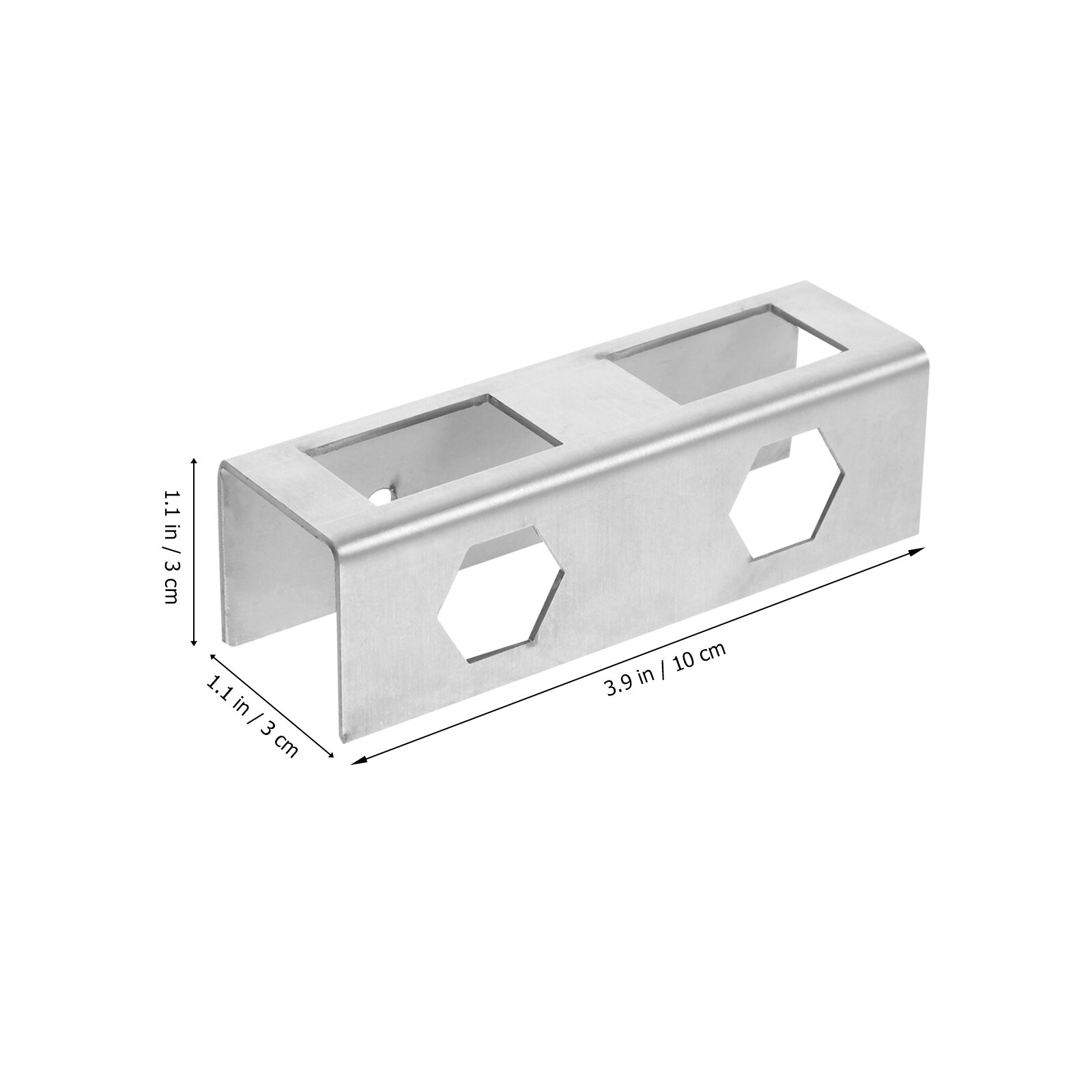 Держатель Ноутбука Под Стол 3 Штуки Серебристый 10.00X3.00X3.00Cm