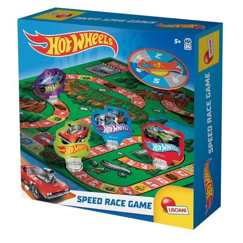 Настольная игра Lisciani Hot Wheels Speed Race Game, разноцветный