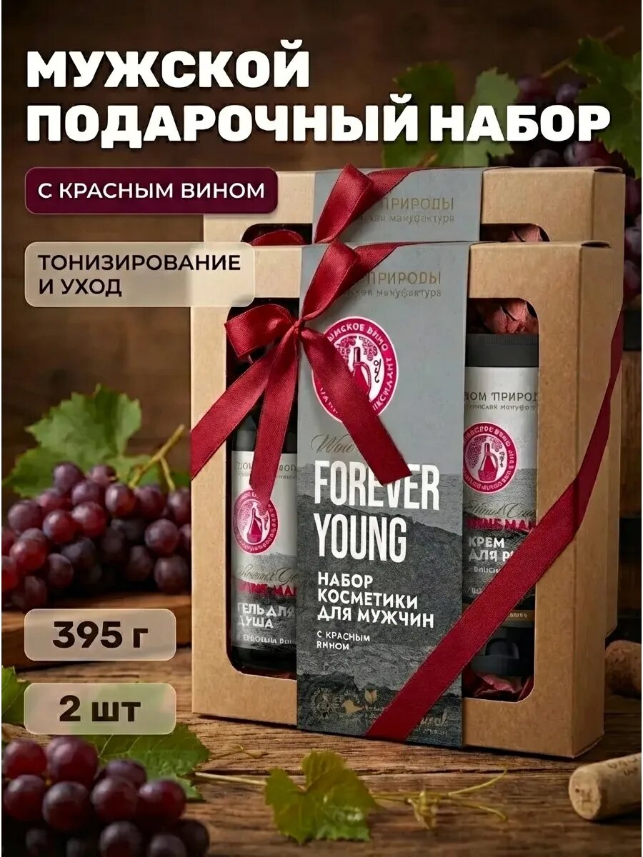 (2 шт) Подарочный набор мужской WINE MEN №2