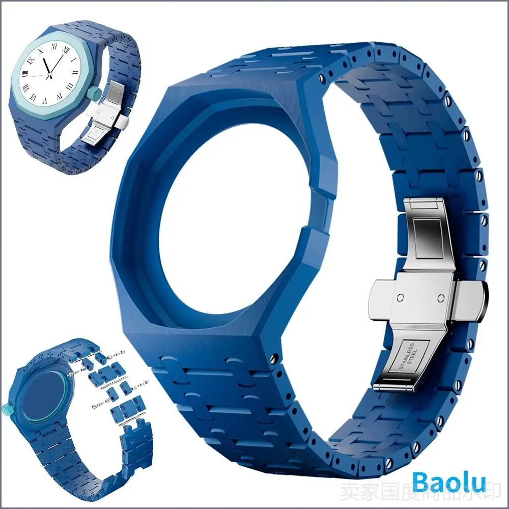 Биокерамический ремешок для часов Swatch Royal Pop в светло-голубом цвете