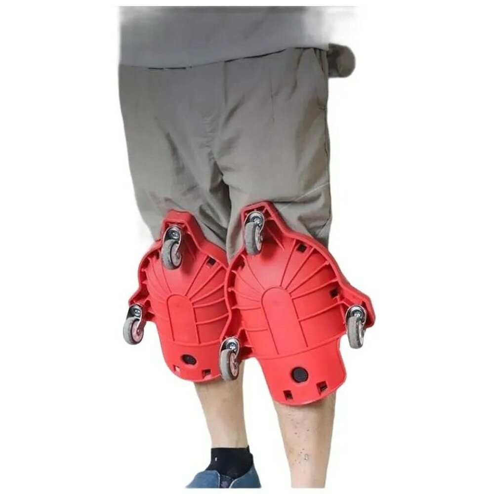 Наколенник строительный DLT Knee Pads, на колёсиках, защита голени, универсальный размер