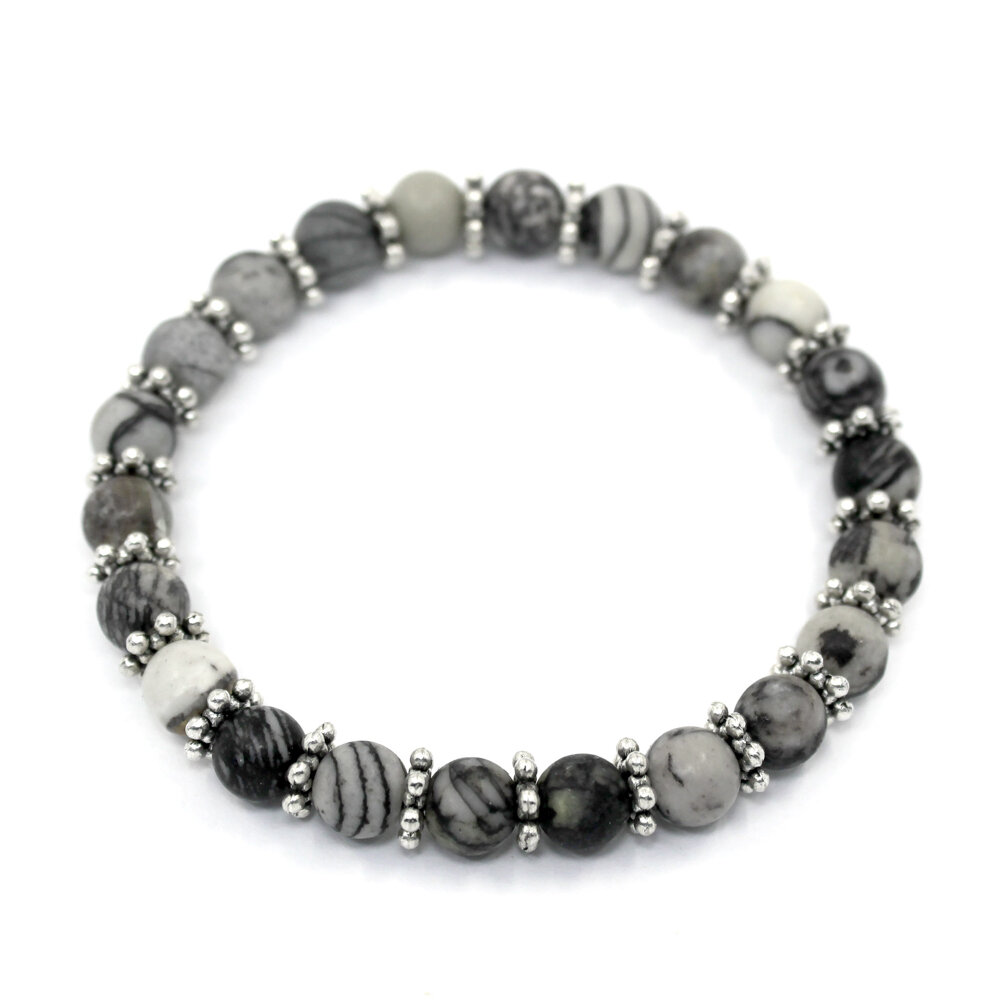 Браслет Handinsilver ( Посеребриручку ), яшма