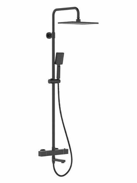 Душевая система Frap Душевая система Frap F2RC40MJ07GZ-6XQ с термостатом, черный