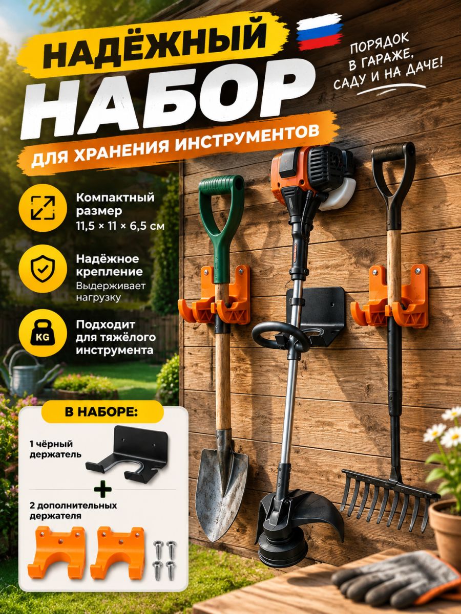 Держатель садового инструмента 11.5 см 1 шт