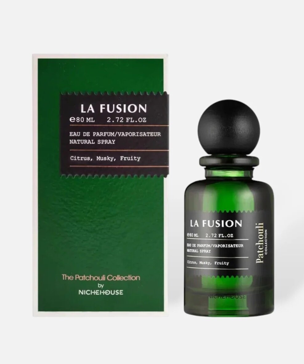 Парфюмерная вода PATCHOULI COLLECTION LA FUSION для мужчин и женщин