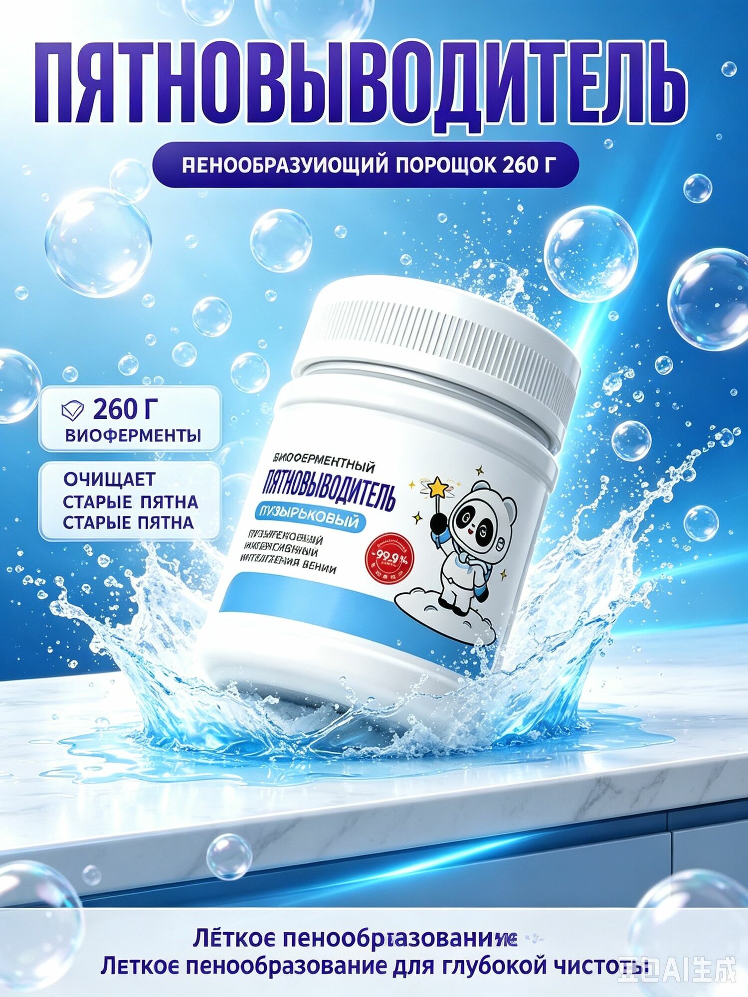 Стиральный порошок 260 г Для белых тканей, Артикул: 5583481104