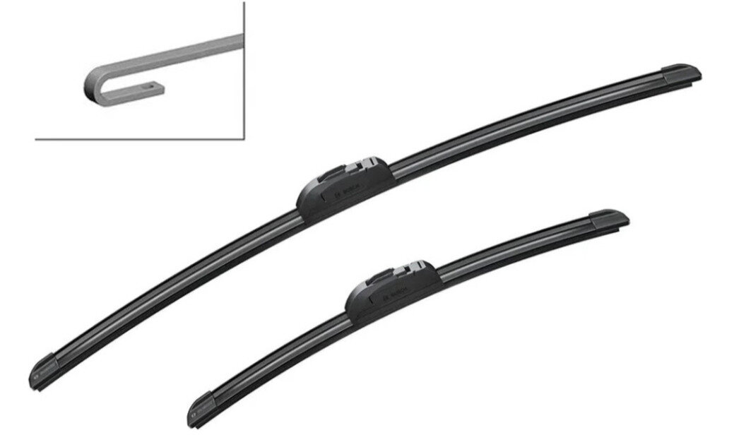 Щетка стеклоочистителя бескаркасная 470MM "крюк" NORAUTO 470MM 2145297