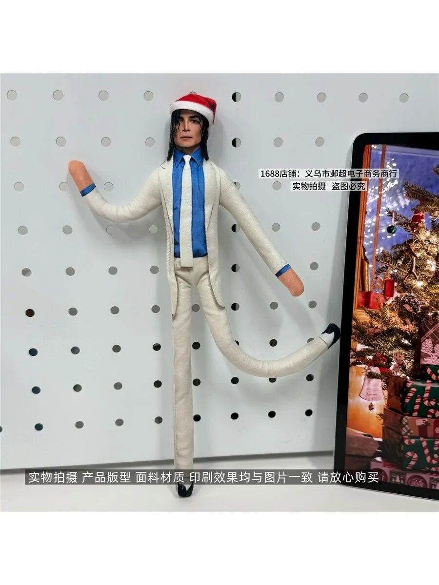 Игрушка Майкл Джексон новогодняя мягкая коллекционная