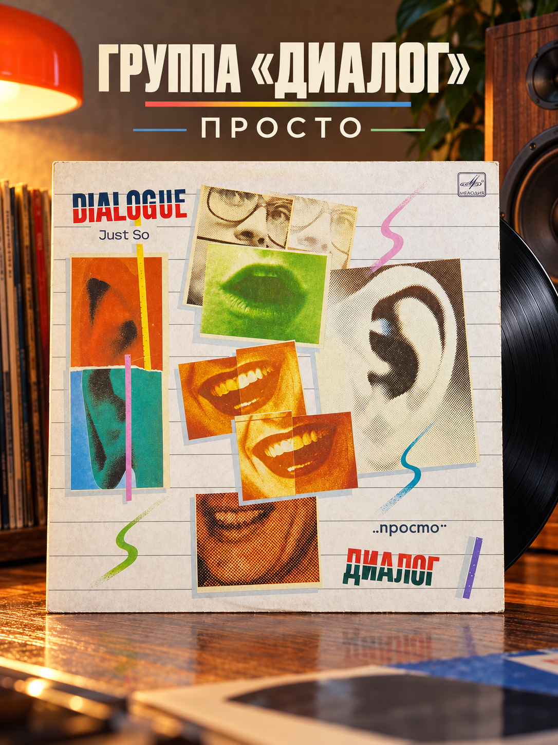 LP Группа Диалог - Просто. Виниловая пластинка 12 дюймов. Мелодия 1985 год СССР