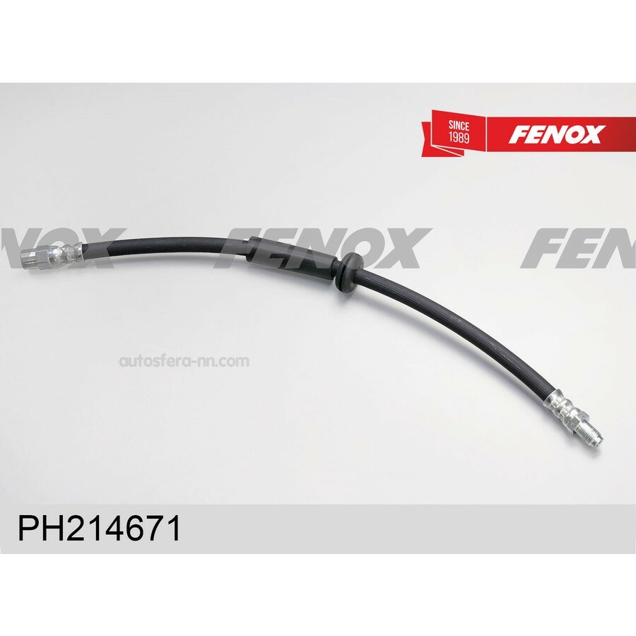 FENOX PH214671 шланг тормозной Audi 100, 200 84-91 передний; L: 386мм; M10x1 SF; M10x1 (int.) SF