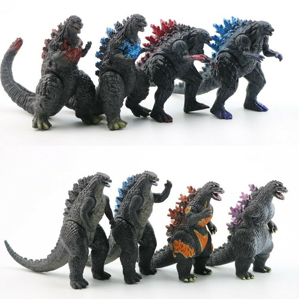 Набор фигурок Годзилла / Godzilla 8шт (8-9см)