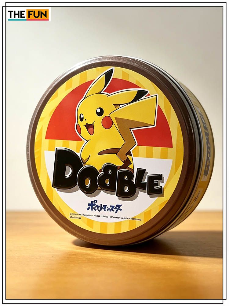 Настольная игра Доббль/ Дубль Spot it! Pokemon - отличное развлечение для всей семьи и забавный подарок на Рождество!