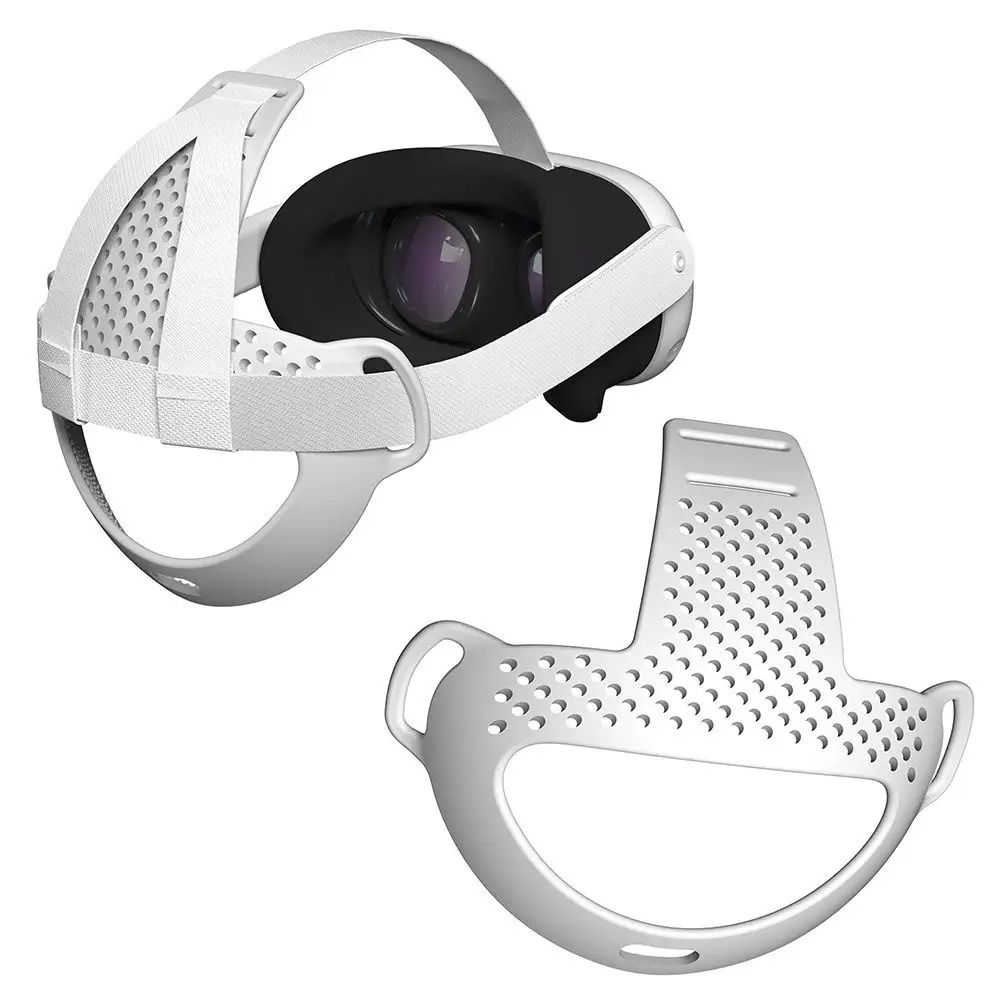 Амортизирующая задняя подушка TPU для Meta Quest 3 с противоскользящими точками и вентиляцией