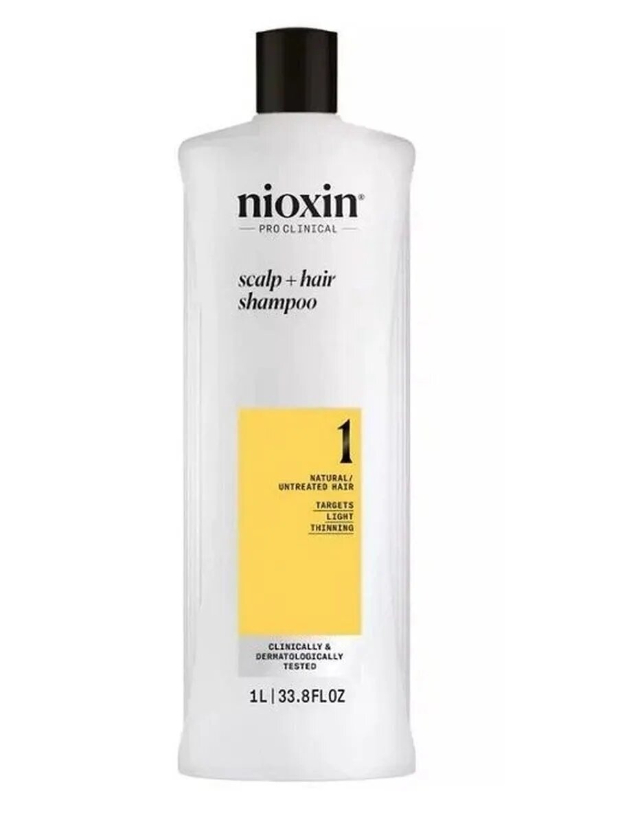 Очищающий шампунь Nioxin System 1 Система 1, 1000 мл
