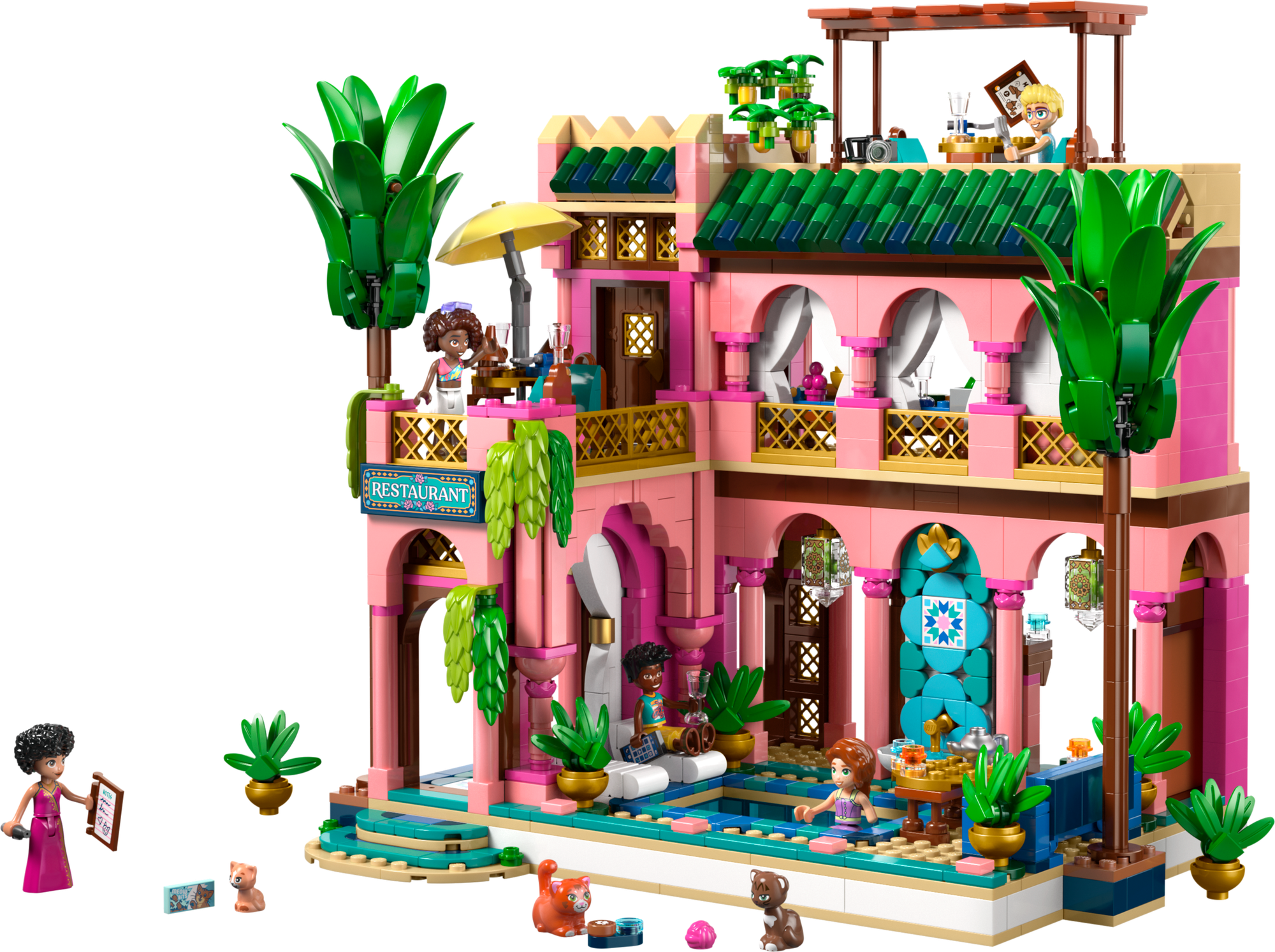 Конструктор LEGO Friends 42691 Садовый ресторан с террасой и бассейном