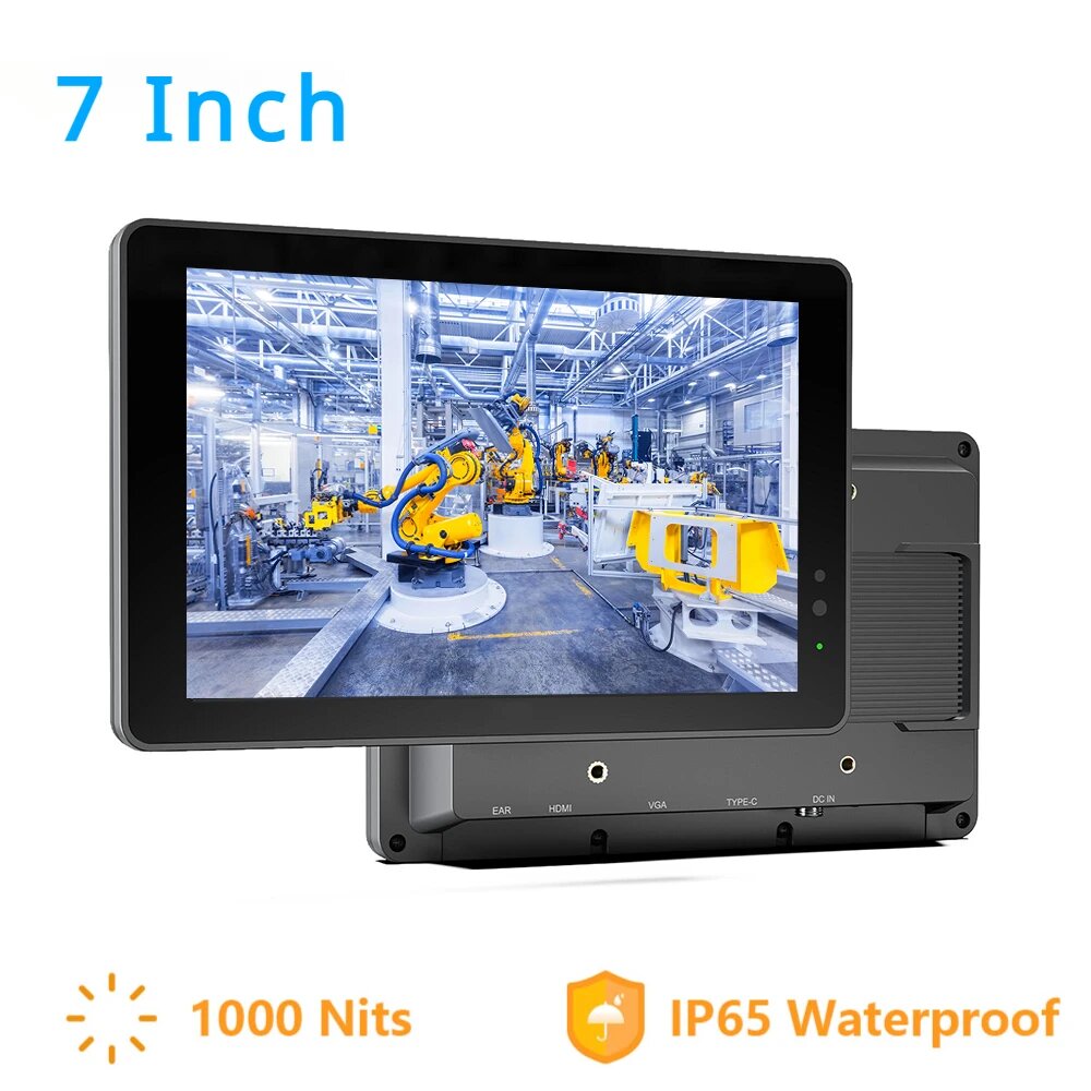 7" Портативный ЖК-монитор Kcosit Touch With IP65
