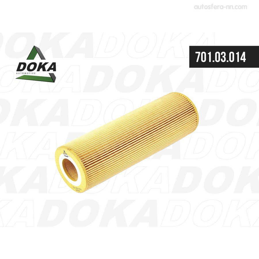 DOKA 70103014 Фильтр масляный бумажный элемент H286 ?90mm. \SCANIA P/R/T