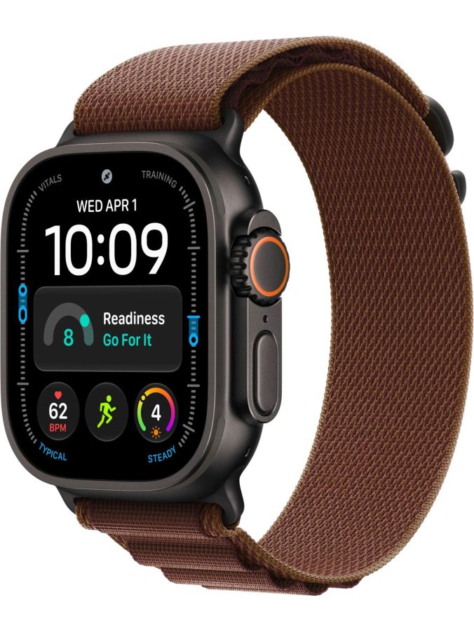 Умные часы Apple Watch Ultra 4 GPS+Cellular, 49 мм, Black Titanium Burgundy Alpine Loop M