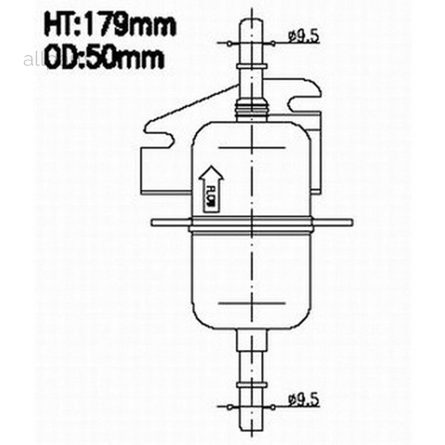 JS ASAKASHI FS140J Фильтр топл JS FS140J FIAT PALIO (178_ 171_) PALIO Weekend (178_ 173_ 373_ 374_ 171_) SIENA